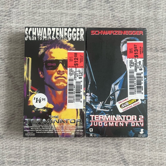 Media | Vintage 199s Terminator 1 2 Judgment Day Subway Promo Vhs ...
